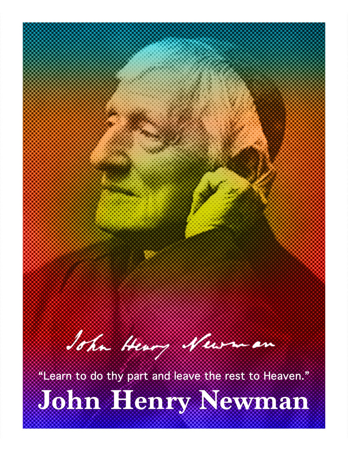 John Henry Newman Quote Poster - Etsy