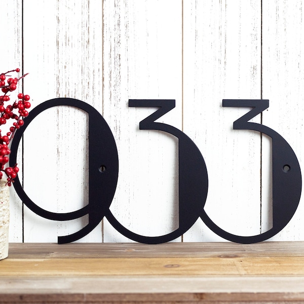 Mid Century Modern House Numbers - Etsy