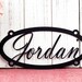 Custom Sign Metal Name Wall Art Metal Name Sign Metal Wall - Etsy