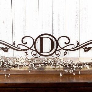 Monogram Metal Sign Custom Sign Personalized Sign Metal - Etsy