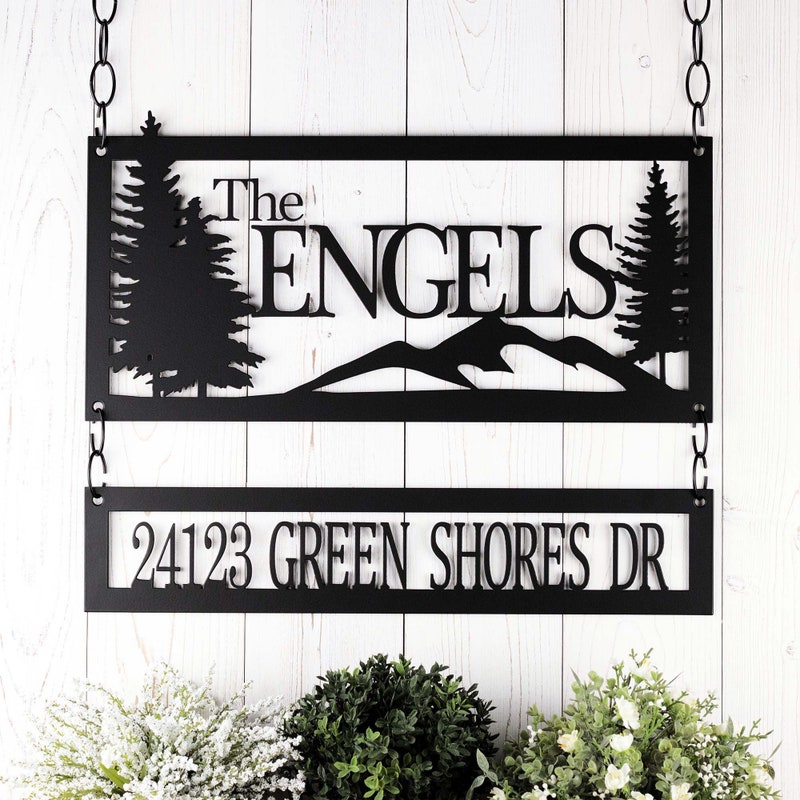 Wood Mountain House Signs - Etsy