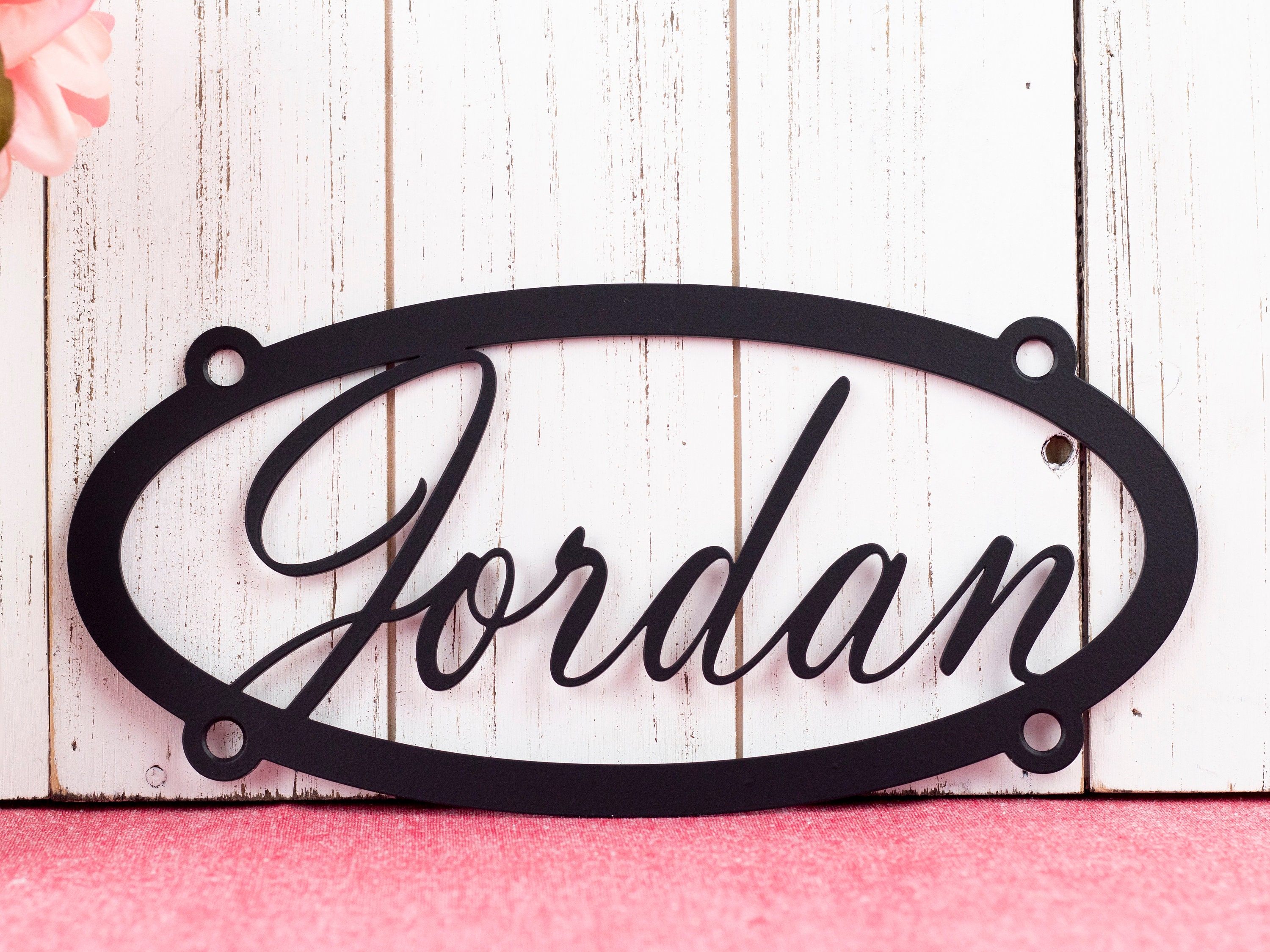 Custom Sign Metal Name Wall Art Metal Name Sign Metal Wall | Etsy