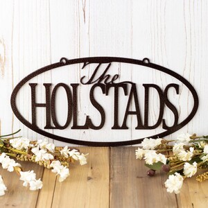 Family Last Name Metal Sign Custom Sign Personalized Sign - Etsy