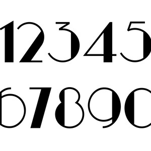 Modern Numbers House Metal Sign Personalized Outdoor Deco - Etsy