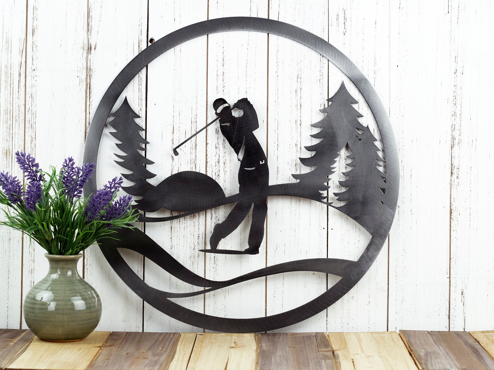 Golf Art for Wall Metal Sign Outdoors Golf Gift for Men - Etsy