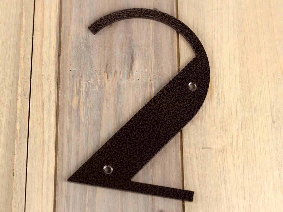 Modern Numbers House 6 Inch Metal House Numbers 8 Inch House - Etsy