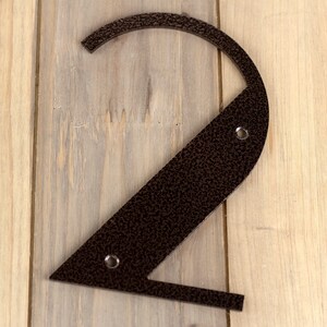 Modern Numbers House 6 Inch Metal House Numbers 8 Inch House - Etsy