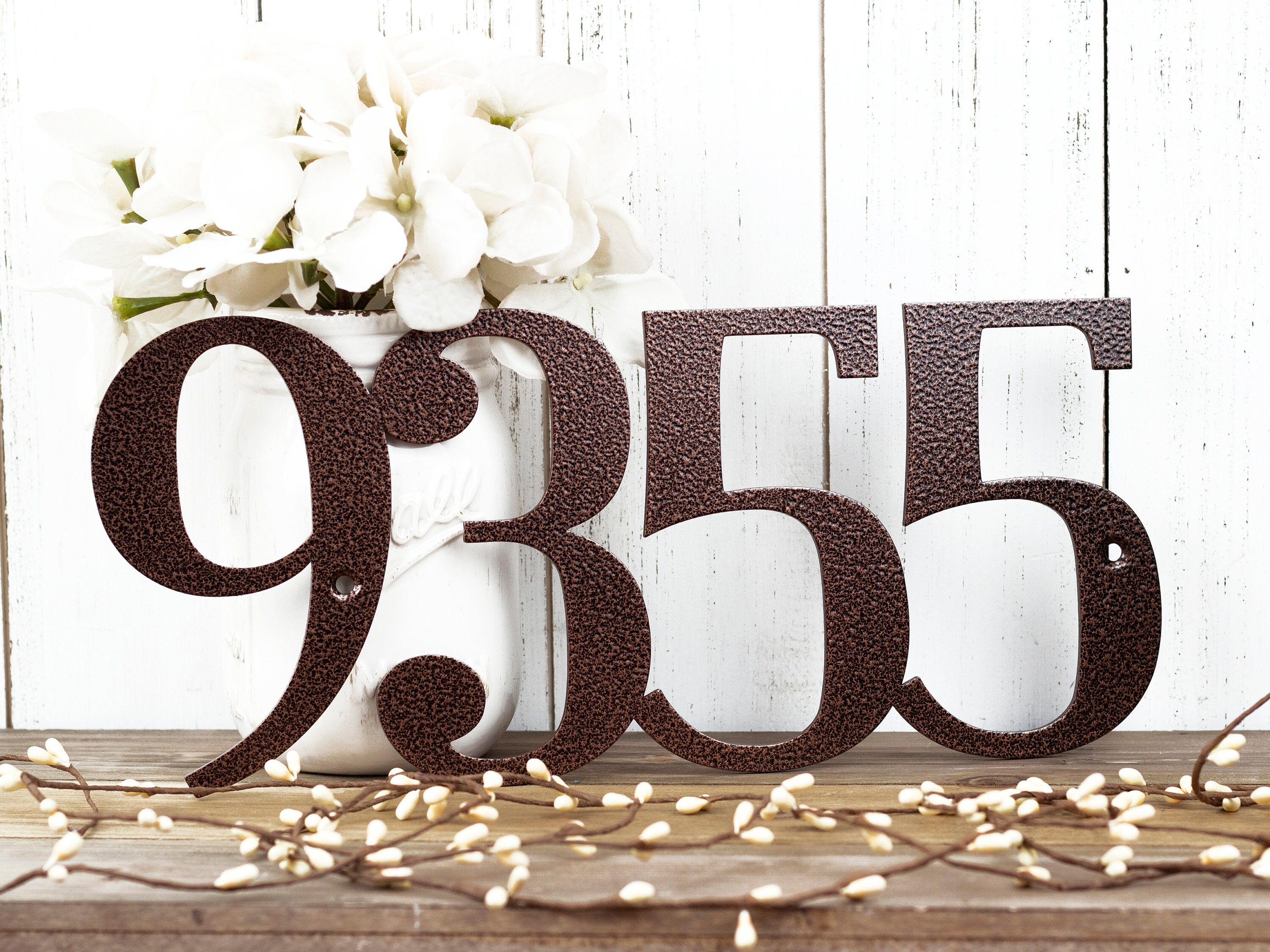 Metal House Number Sign Custom Metal Sign House Numbers | Etsy