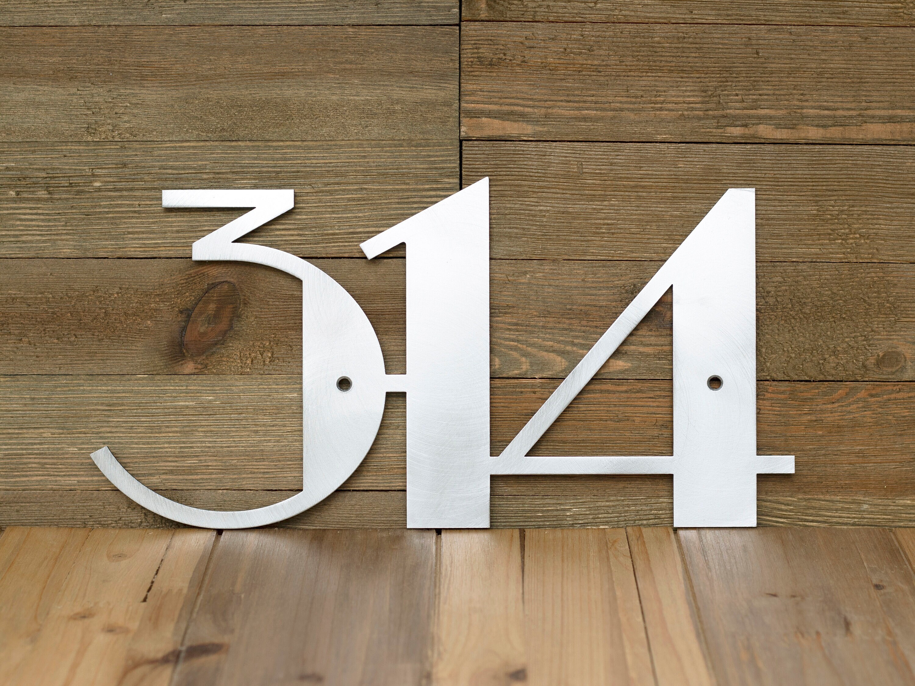 Modern Numbers House, 6 Inch Metal House Numbers, 8 Inch House Numbers ...