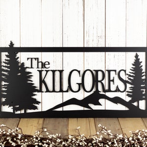 Custom Metal Sign Last Name Sign Family Name Sign - Etsy