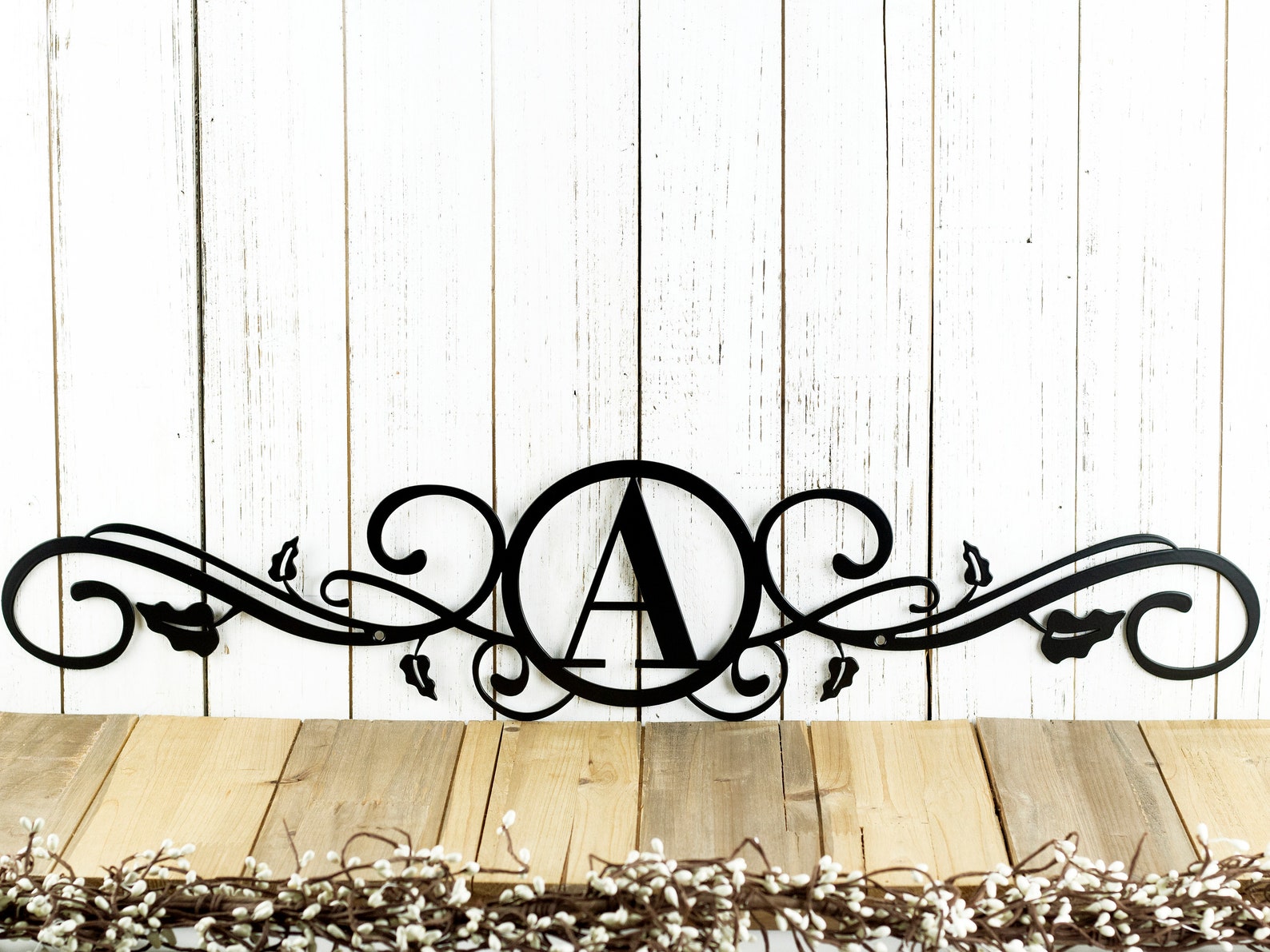 Monogram Metal Sign Custom Sign Personalized Sign Metal - Etsy