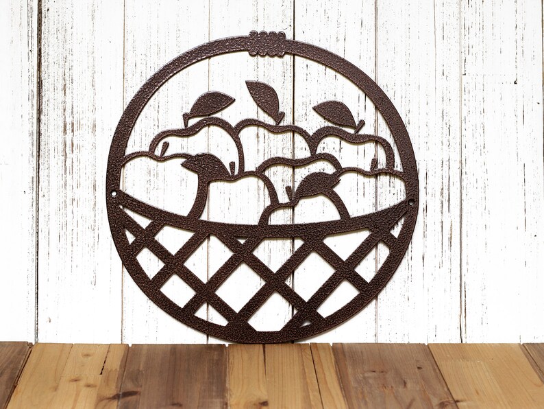 Apple Kitchen Decor Metal Wall Art Kitchen Signs Rustic - Etsy