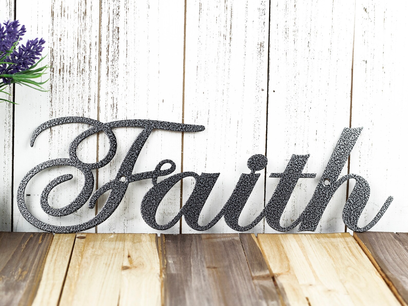 Faith Sign Steel Signs Metal Word Art Christian Wall Art - Etsy