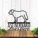 St Bernard Sign, Metal Sign Outdoors, Beware of Dogs Sign, Saint ...