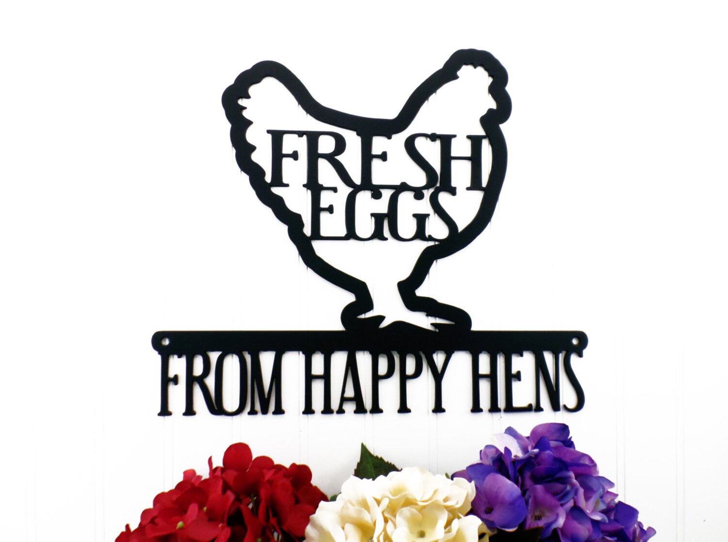 Custom Hen House Metal Sign Black 13.5x11 Hen Outdoor | Etsy