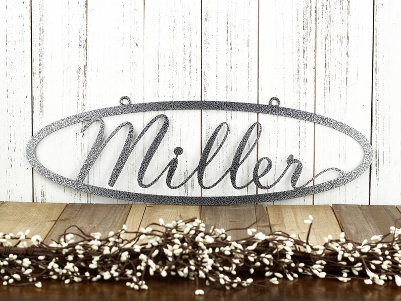 Custom Metal Sign Name Sign Last Name Sign Custom Name - Etsy