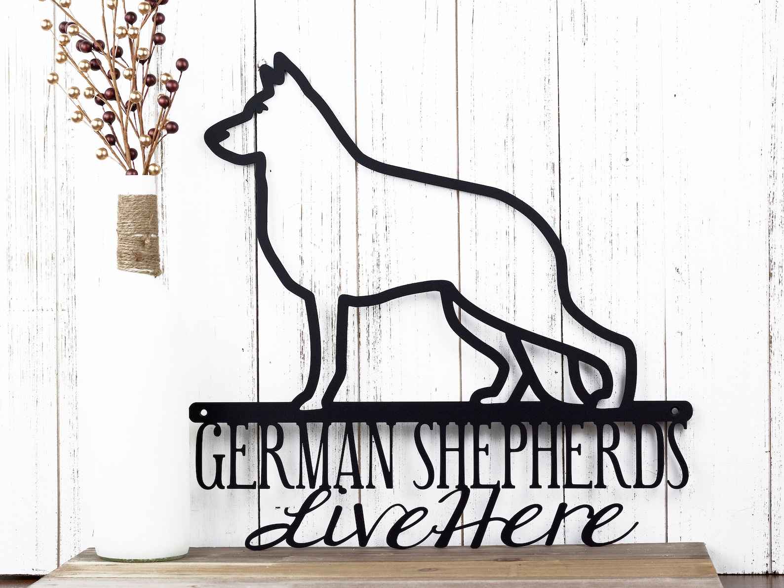 German Shepherd Metal Wall Art Metal Sign Dog Sign Dog - Etsy