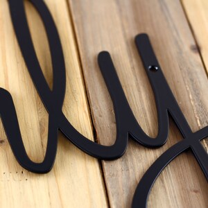 Metal Name Sign, Family Name Sign, Custom Name Sign, Personalized Sign ...