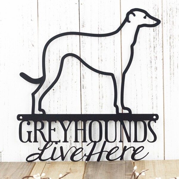 Metal Greyhound Sign - Etsy