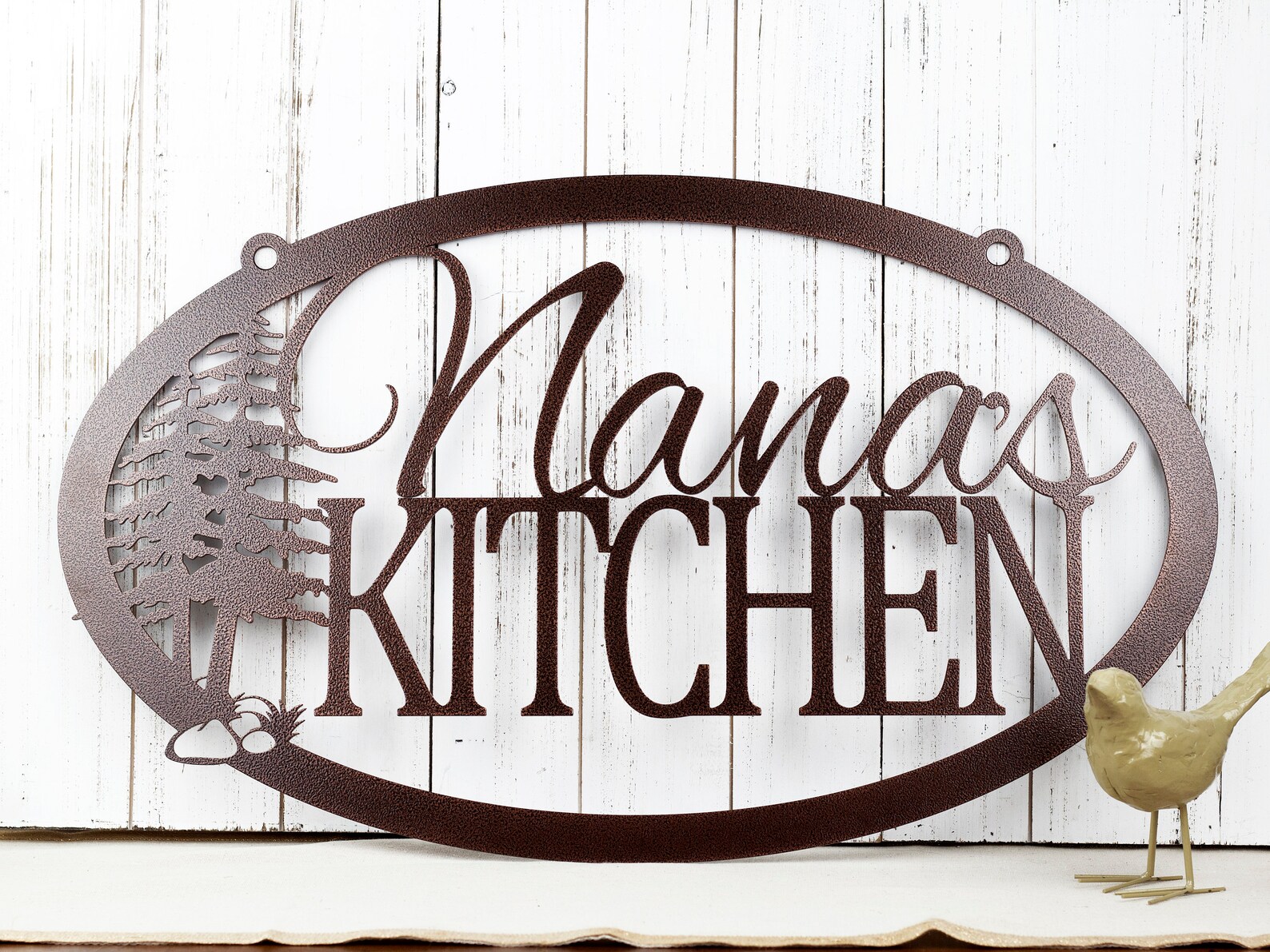 Custom Metal Sign Kitchen Sign Name Sign Rustic Metal - Etsy
