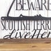 Scottish Terrier Sign Scottie Dog Sign Metal Wall Art - Etsy