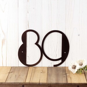 Modern Numbers House, 6 Inch Metal House Numbers, 8 Inch House Numbers ...