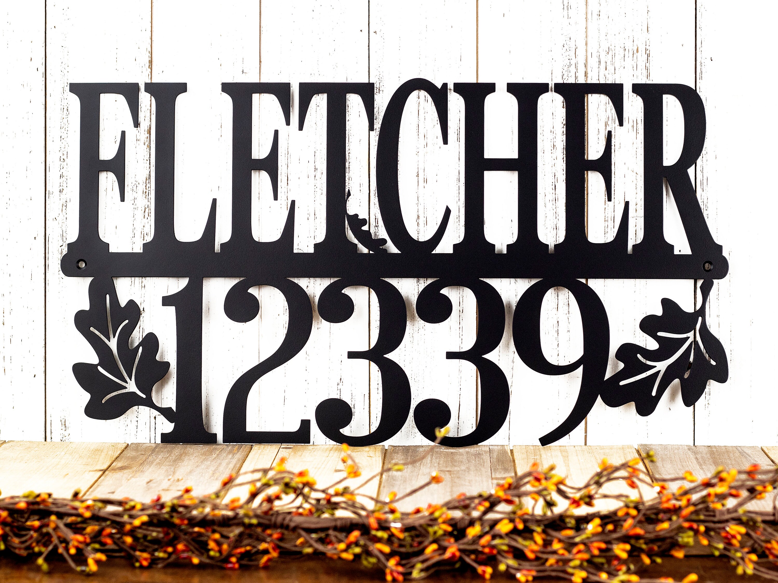 Custom Family Name And Address Metal Sign House Numbers Last Name Custom Family Name And Address Metal Sign House Numbers Last Name