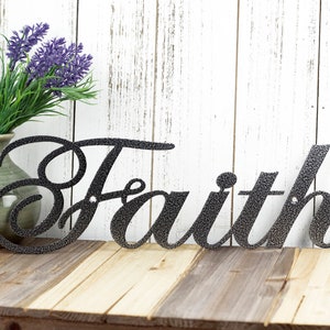 Faith Metal Wall Art Metal Sign Faith Sign Spiritual - Etsy