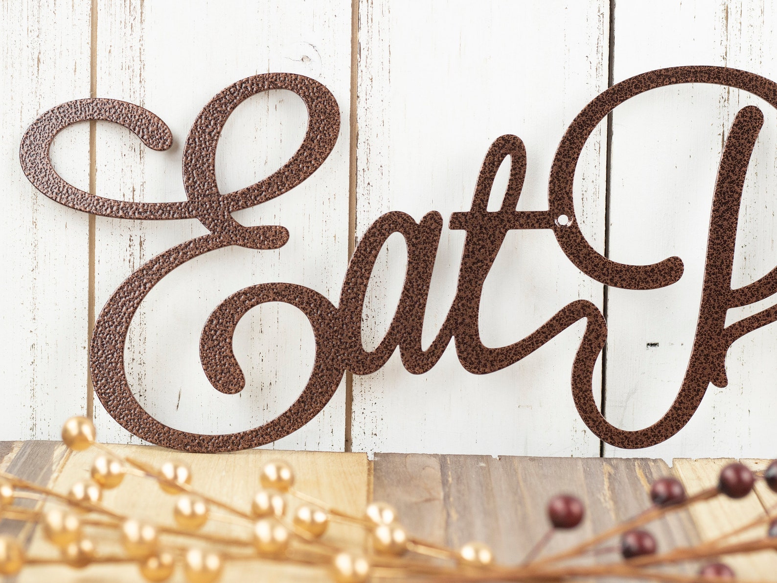 Eat Pray Love Metal Sign Kitchen Wall Decor Dining Room | Etsy