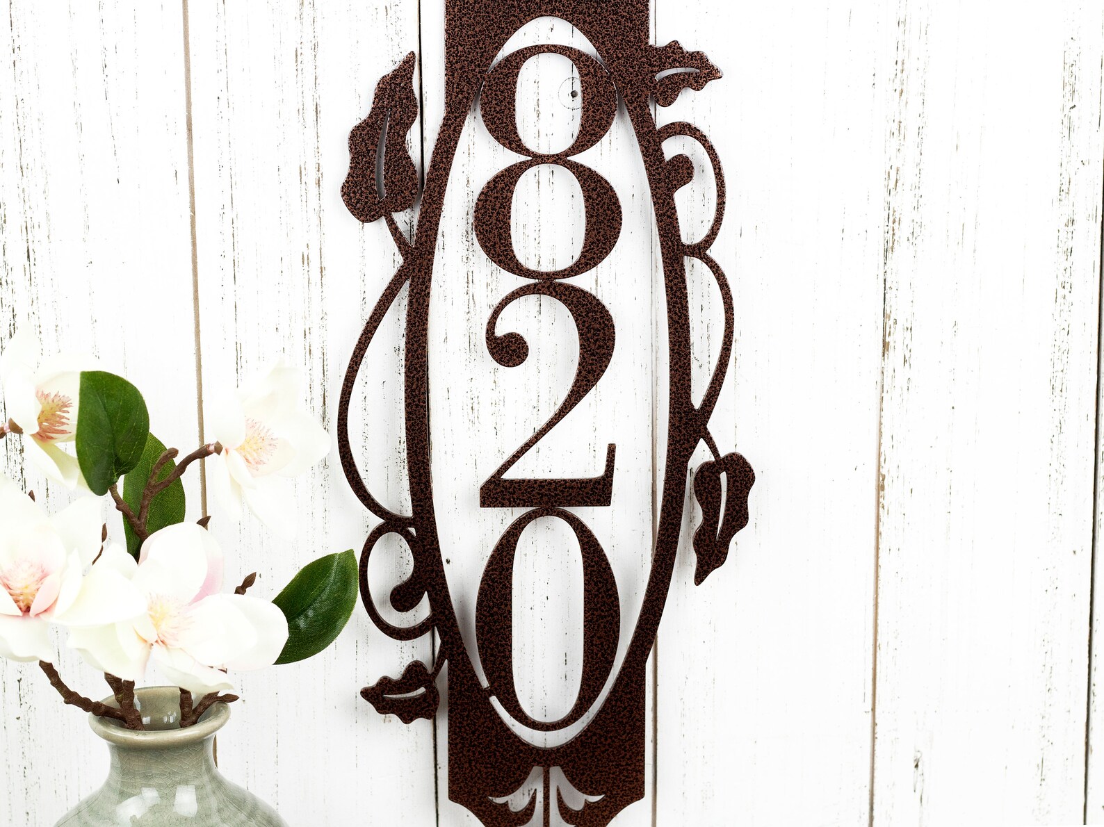 Vertical House Number Sign Metal Sign Custom Metal Sign - Etsy