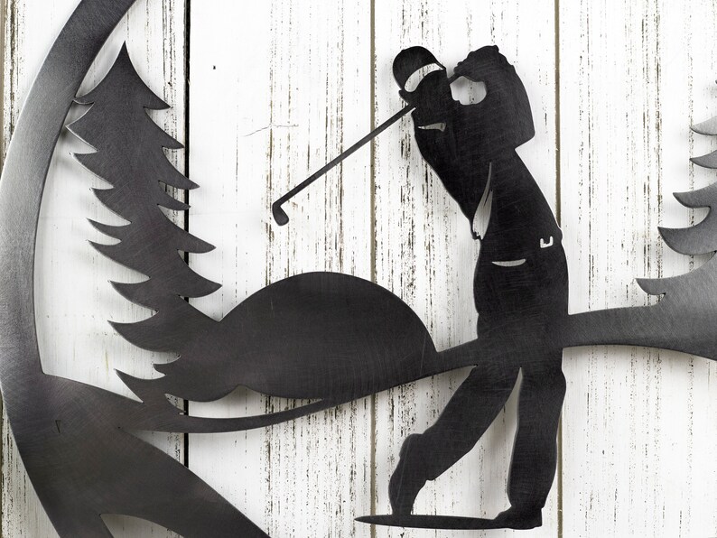 Golf Art for Wall Metal Sign Outdoors Golf Gift for Men - Etsy