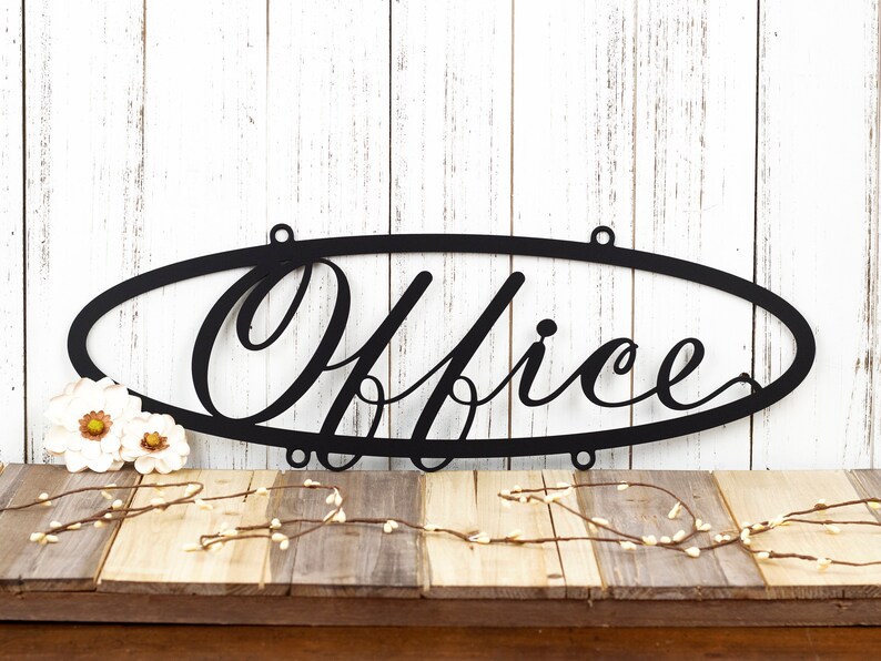 Office Metal Sign Office Decor Shop Sign Business Sign - Etsy
