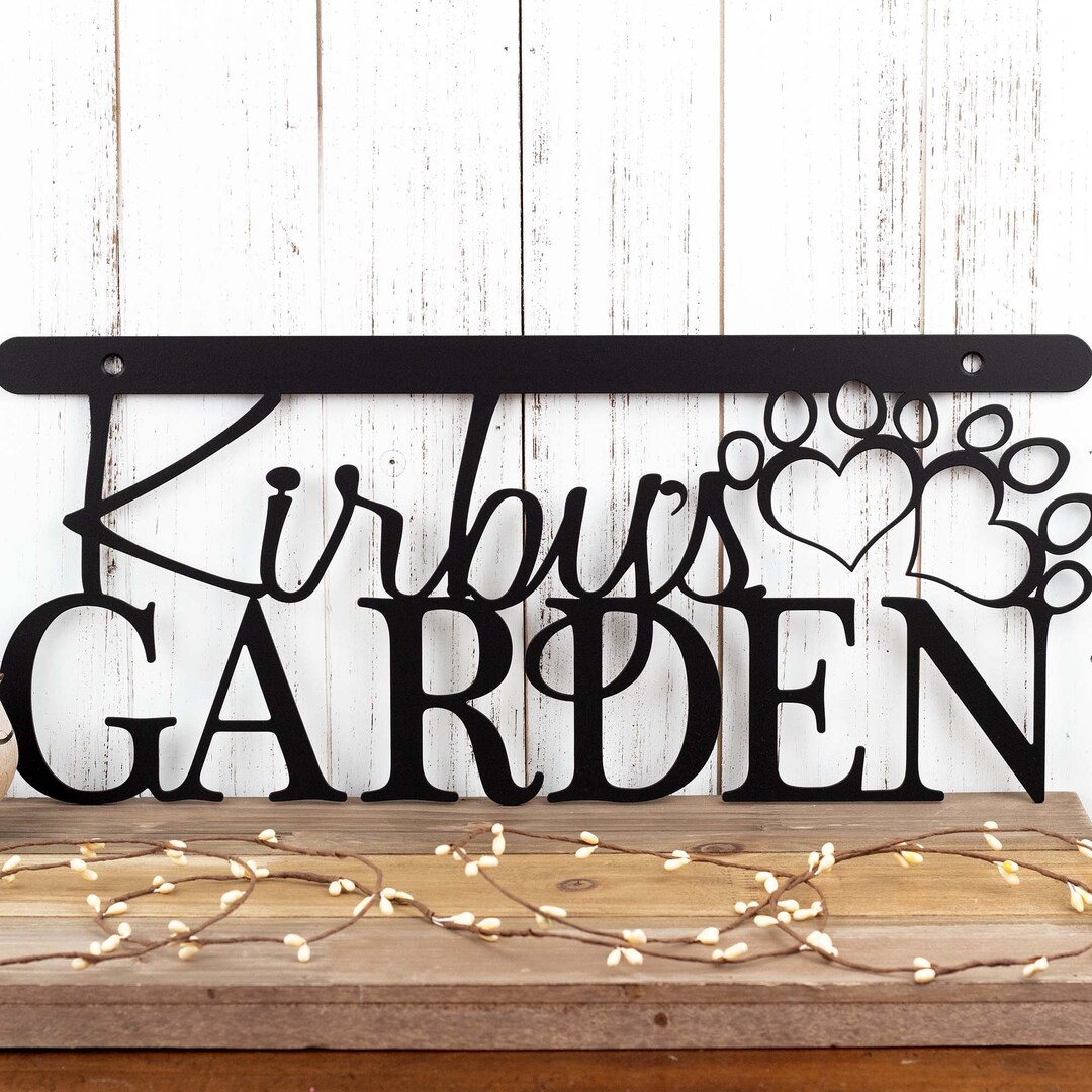 Pet Memorial Sign, Garden Sign, Metal Sign, Metal Wall Art, Garden ...