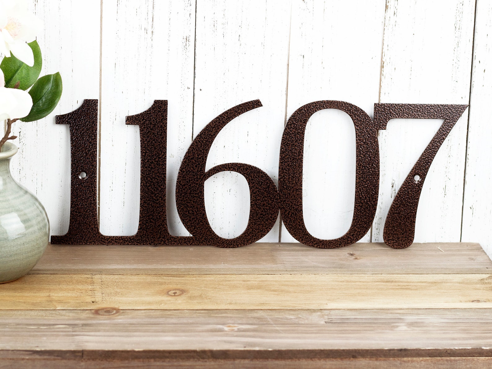 Metal House Number Custom Metal Sign House Numbers Sign | Etsy