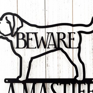English Mastiff Metal Sign Metal Wall Art Metal Wall Decor - Etsy