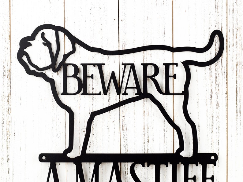 English Mastiff Metal Sign Metal Wall Art Metal Wall Decor - Etsy