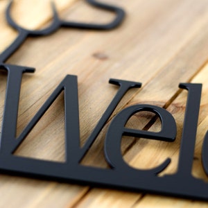 Dog Welcome Sign, Labrador, Outdoor Metal Wall Art, Dog Lover Gift, Dog ...