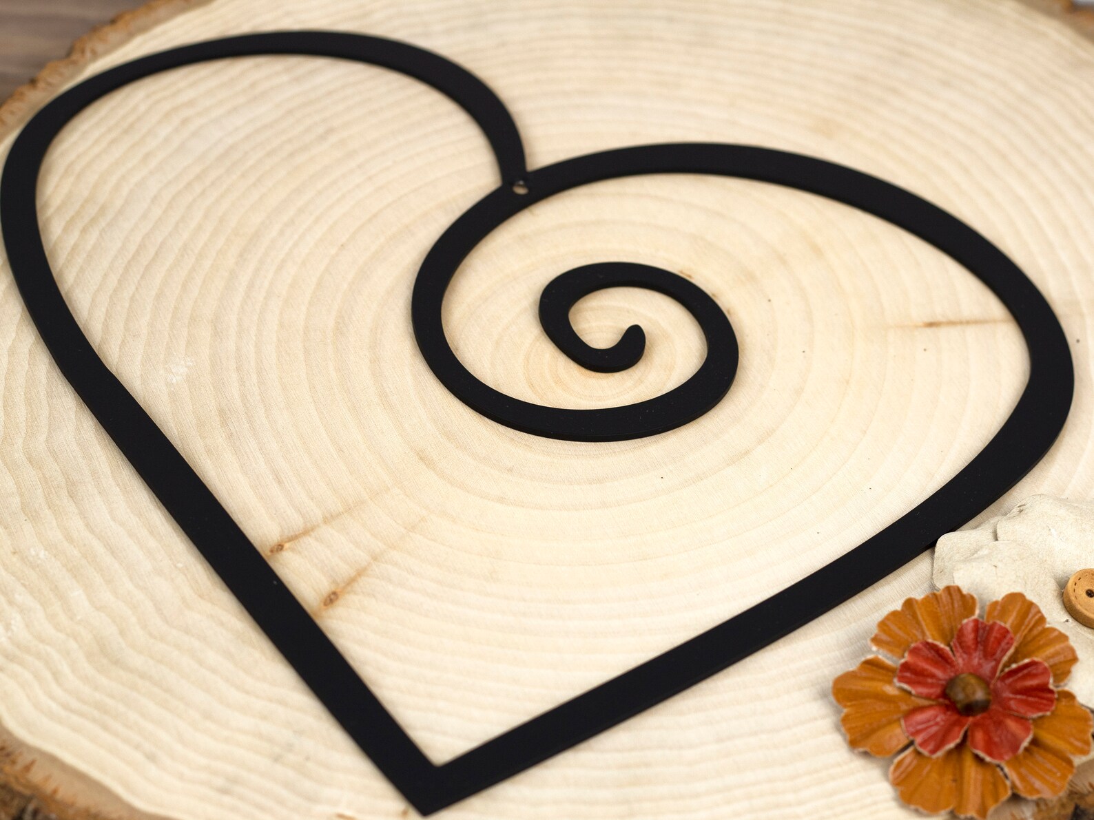 Heart Metal Wall Art Valentines Metal Sign Metal Wall - Etsy