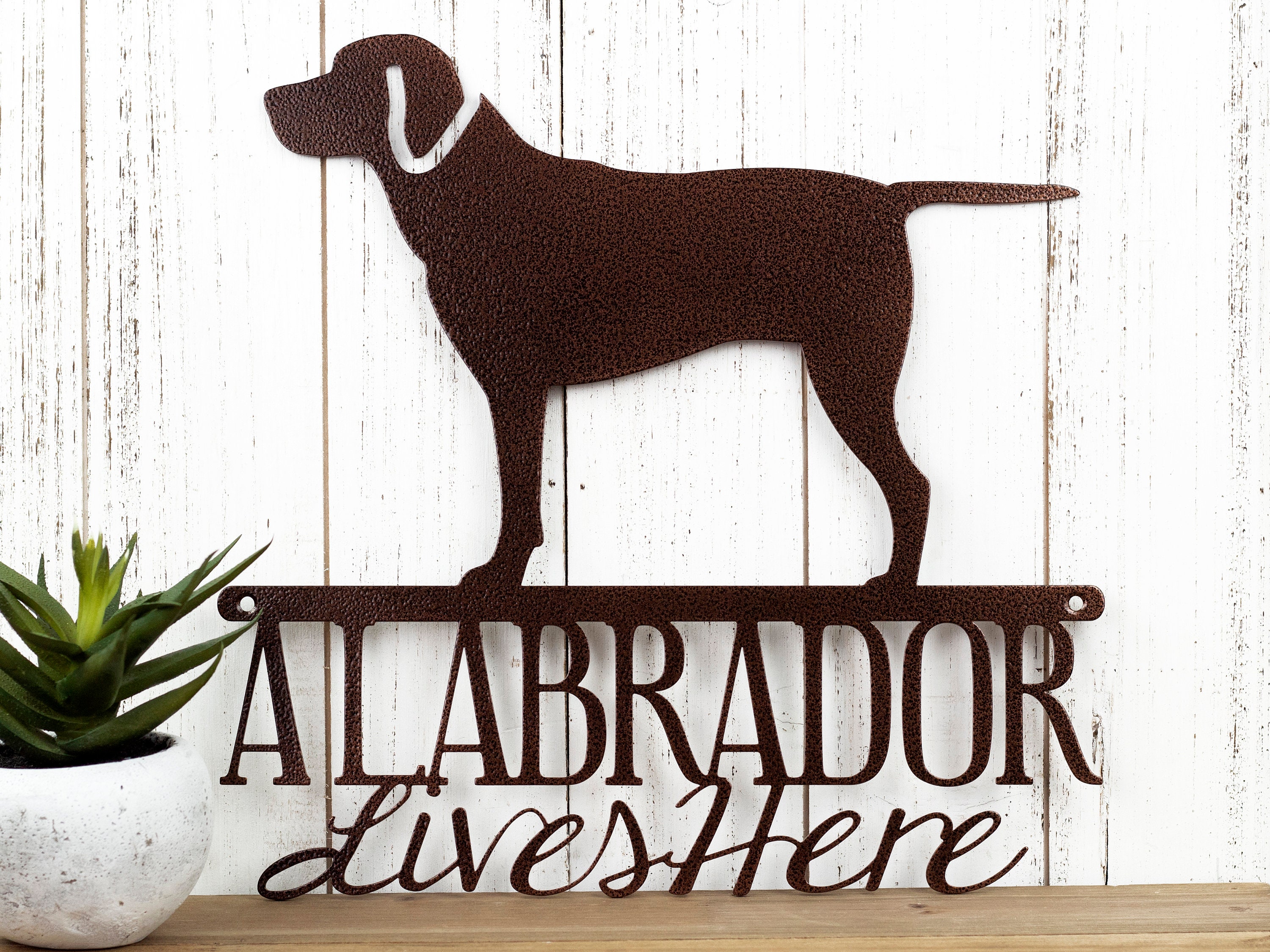 Labrador Metal Wall Art Lab Labrador Retriever Metal Sign - Etsy Australia