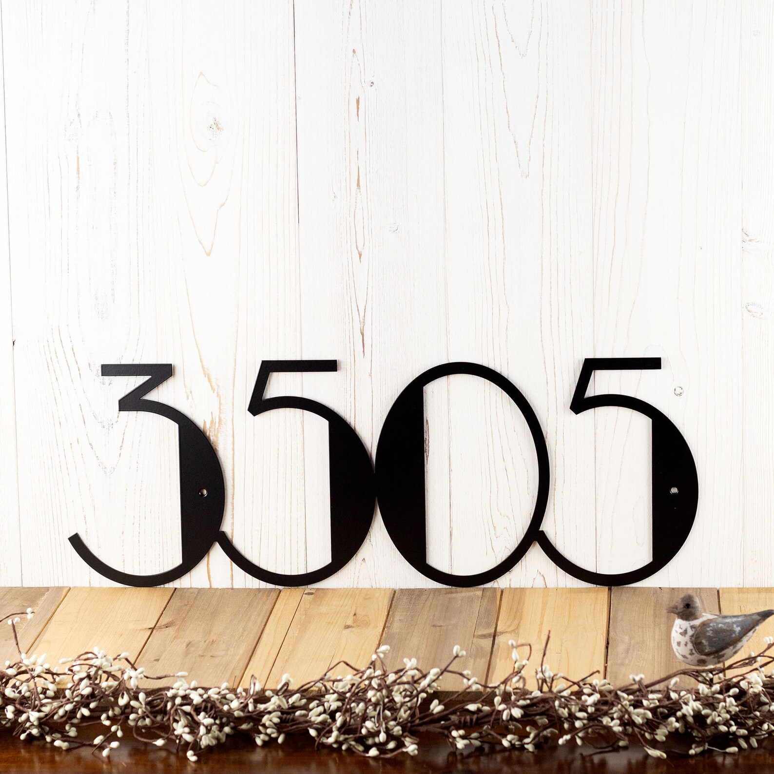 Custom Modern Outdoor Metal House Numbers, Art Deco, Modern House ...