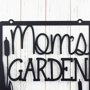 Mom's Garden Metal Sign Garden Decor Yard Art | Etsy