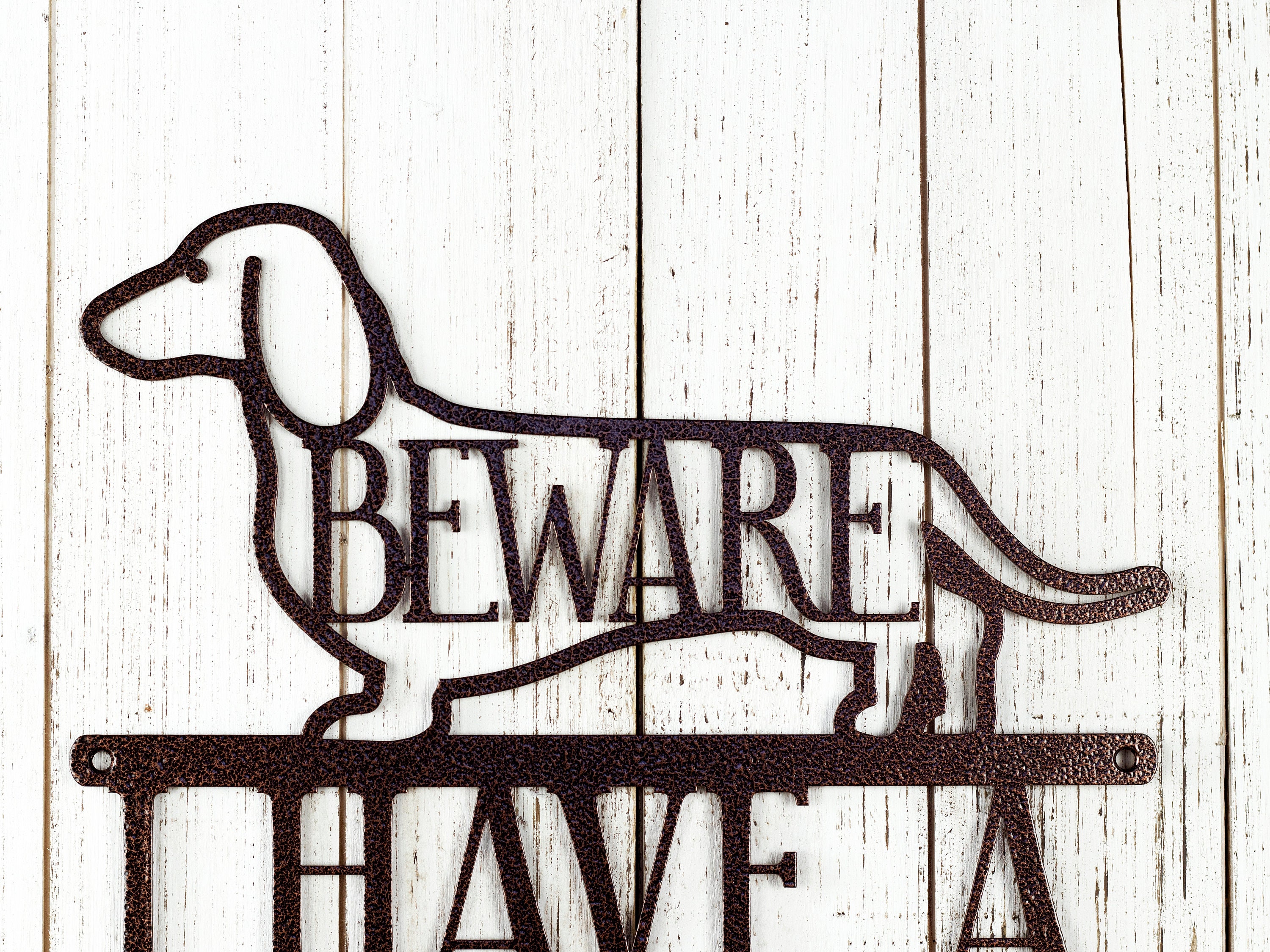 I Have A Two Foot Long Weiner Metal Sign Weiner Dog - Etsy