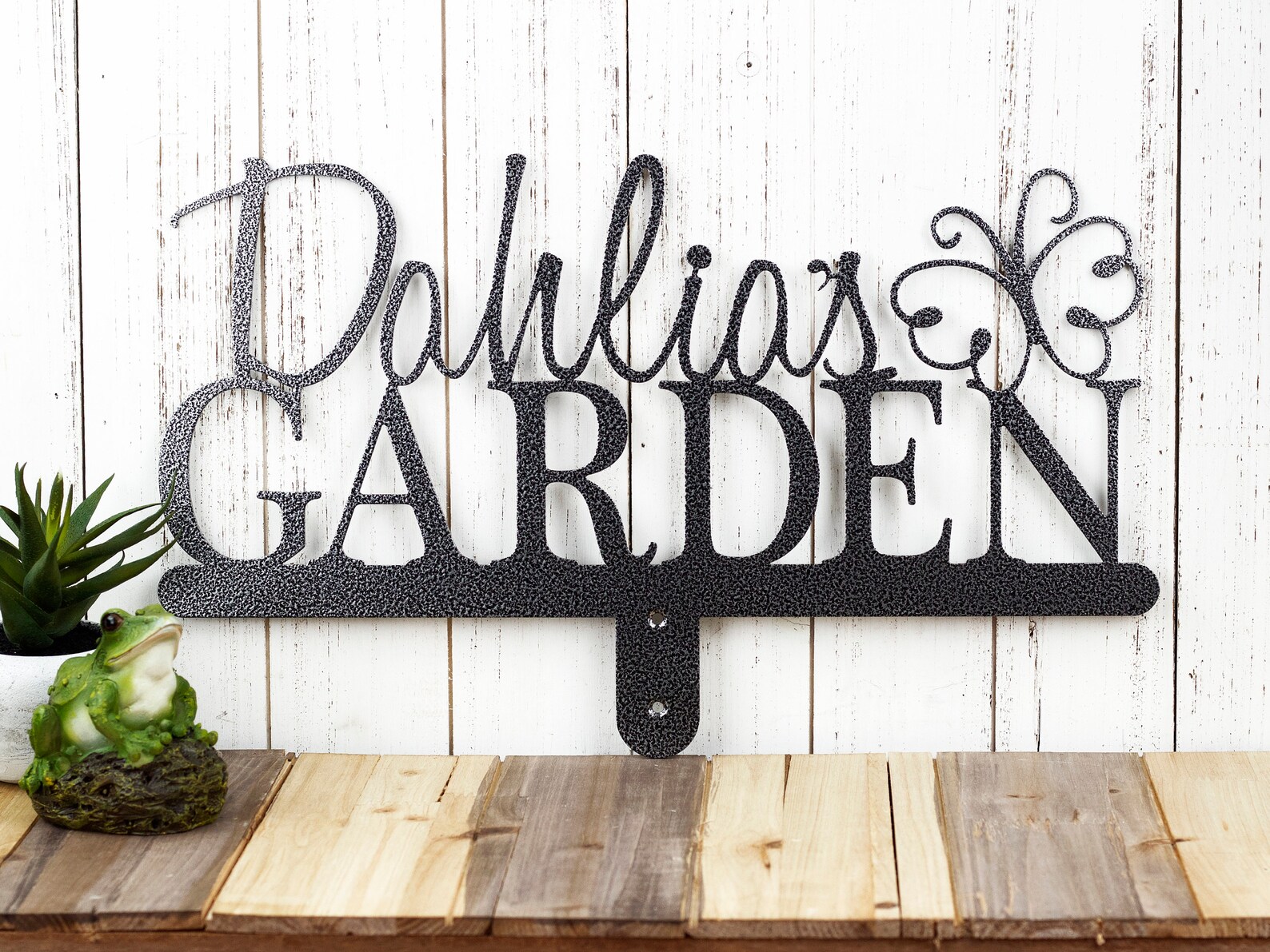 Custom Metal Garden Name Sign Custom Garden Sign Gift for - Etsy
