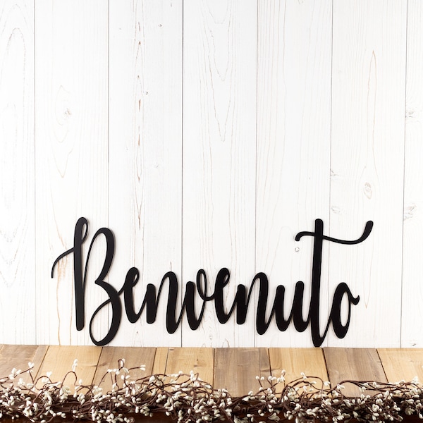 Italian Welcome Sign - Etsy