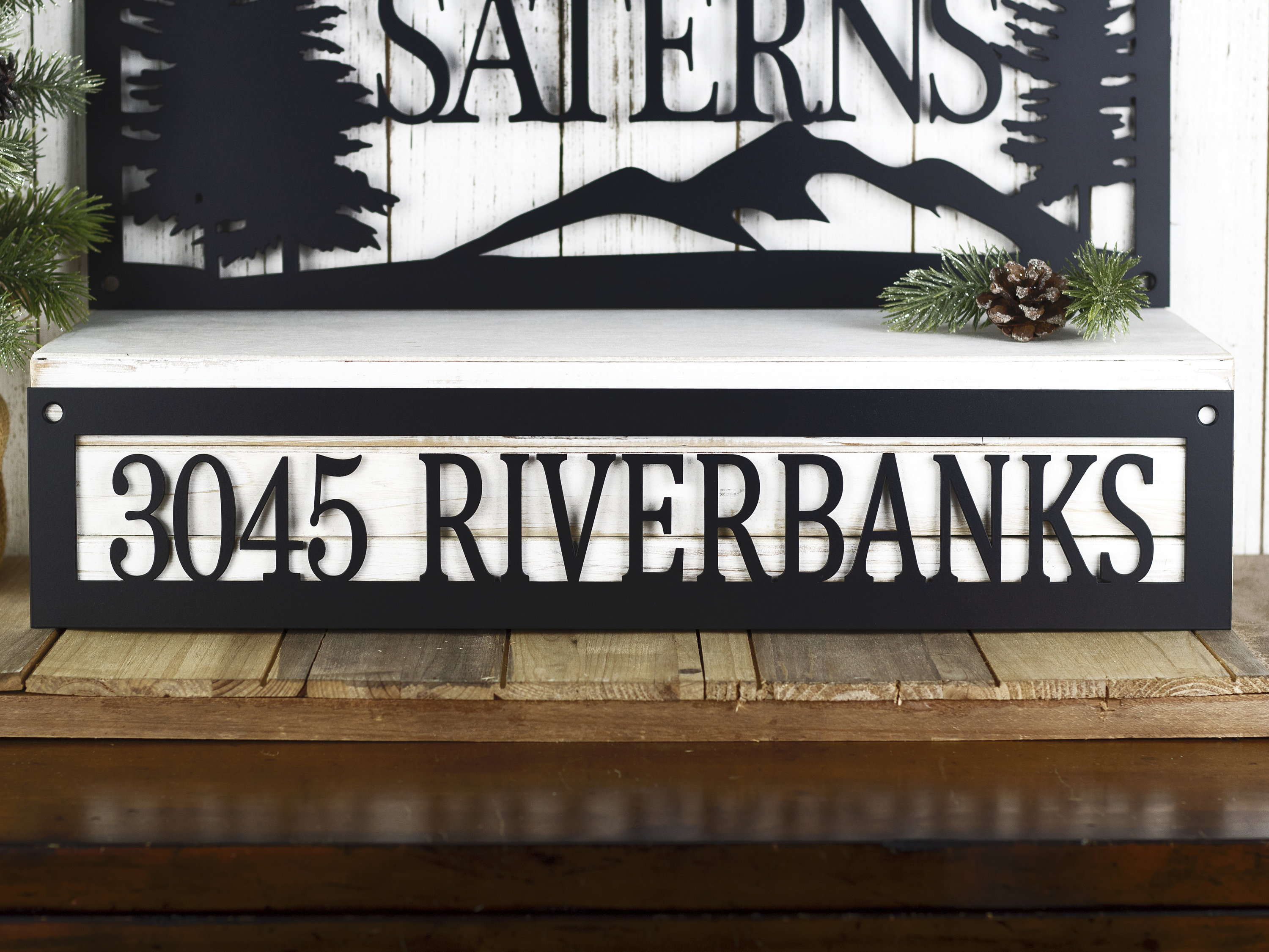 Custom Family Name Sign House Address Sign Custom Metal - Etsy
