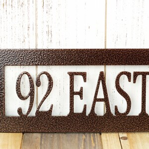Custom Address Metal Sign House Numbers Address Sign - Etsy