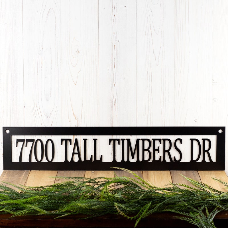 Hanging Address Sign - Etsy