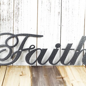 Faith Metal Wall Art Faith Sign Spiritual Religious - Etsy