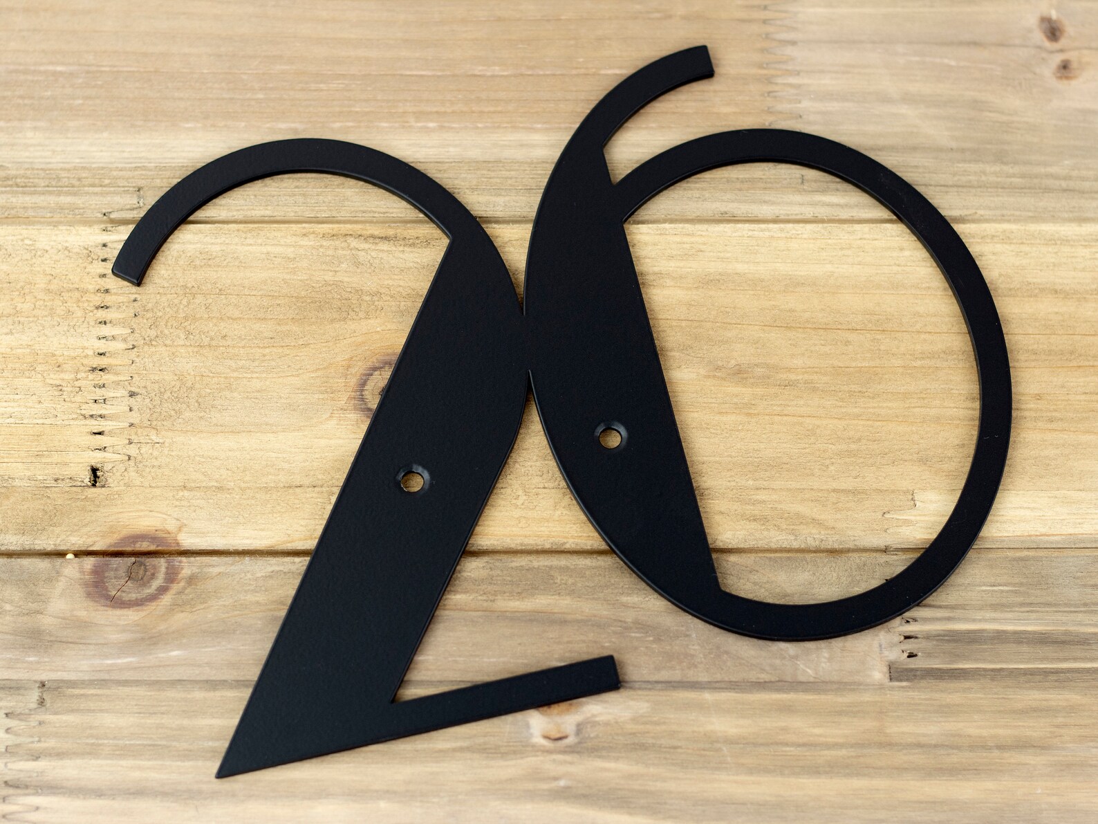 Art Deco Modern House Number Metal Sign Address Plaque - Etsy