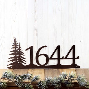 House Numbers Sign, Metal Sign Personalized Outdoor, Address Signs for ...
